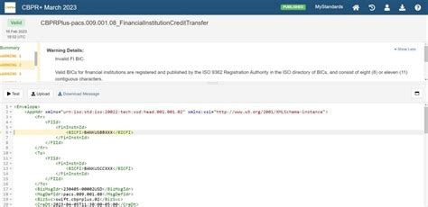 Pacs 009 Core Iso 20022 Payments