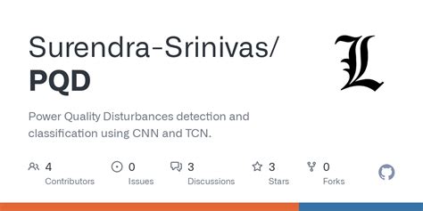 GitHub Surendra Srinivas PQD Power Quality Disturbances Detection