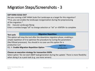 BW Migration To HANA Part 2 SUM DMO Tool For SAP Upgrade Migration