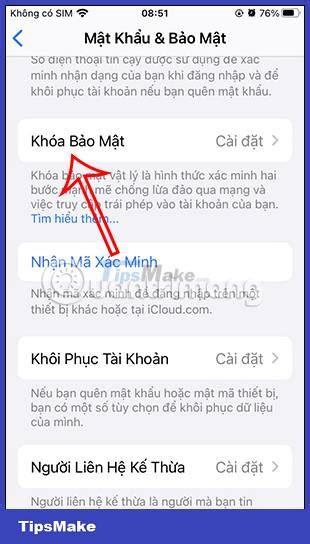 Instructions For Setting Up An Apple ID Security Key TipsMake Com