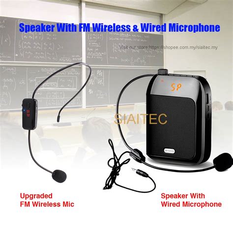 Ztsa T9 Wired And Wireless Microphone Loudspeaker 15w Lapel Portable