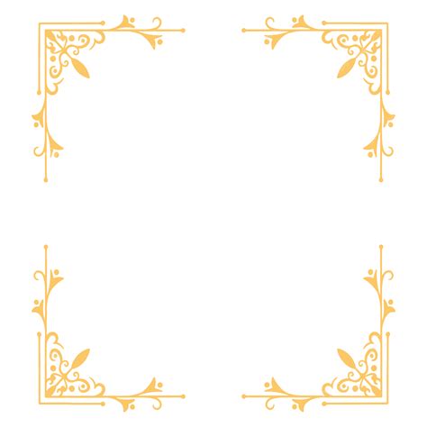 테두리 황금 사각형 벡터 직사각형 테두리 테두리 디자인 황금색 테두리 Png 일러스트 및 벡터 에 대한 무료 다운로드 Pngtree
