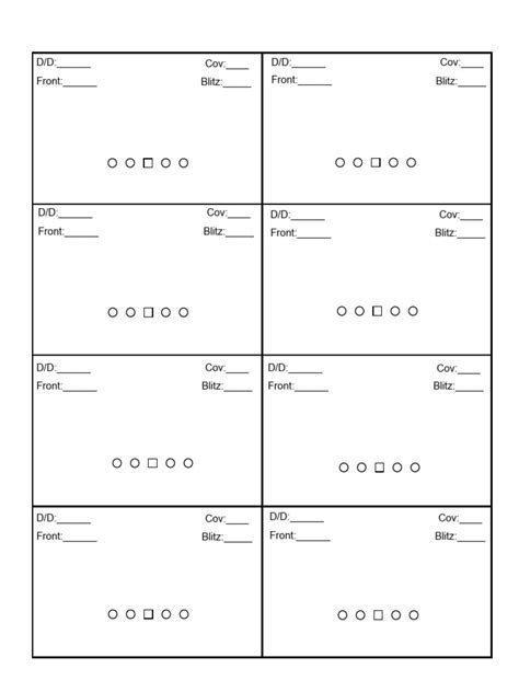 Offensive Scout Sheet Pdf