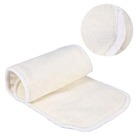 Diaper Inserts 4layers Bamboo Fiber Adult Incontinence Cloth Nappy Liner Diaper Insert Pad On Onbuy