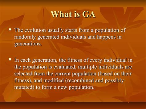 genetic algorithms ppt