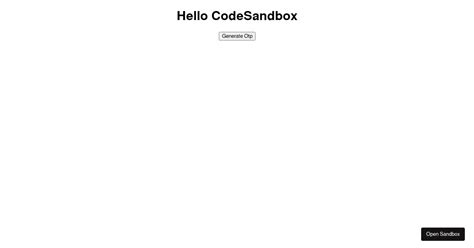 verify otp codesandbox