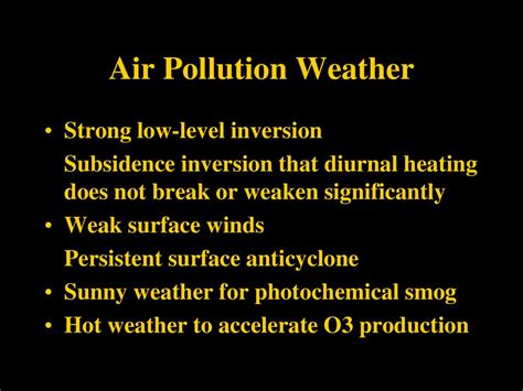 Nats 101 Lecture 31 Air Pollution Meteorology Ppt Download