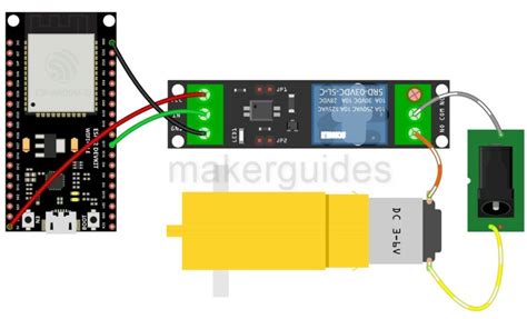 Interfacing A Relay Module With ESP Makerguides