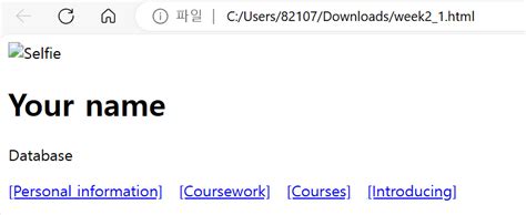 [실습] 2주차 html javascript css