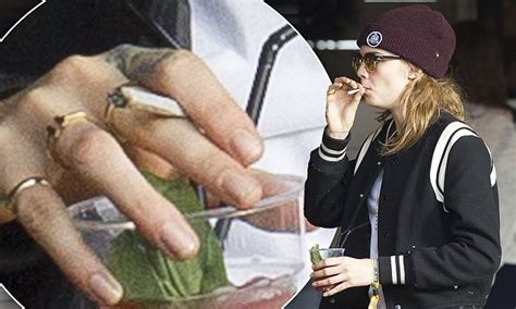 Cara Delevingne Spotted Smoking Roll Up At British Summertime Hyde Park