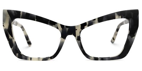 Bader Cat Eye Greytortoise Eyeglasses Eclectic Style Vooglam