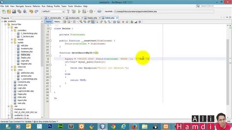 25 Php Mysql Oop Mvc Sections Delete Model Youtube