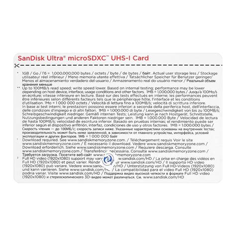 Order Sandisk Ultra Gb Micro Sdxc Uhs Card Speed Up To Mb S