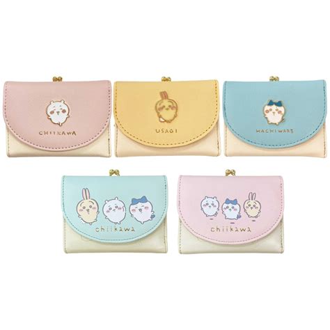 【楽天市場】【即納】 ちいかわ 財布 バッジ口金財布 グッズ ハチワレ うさぎ レディース 三つ折 がま口 バッジ付き コンパクト ミニ財布 カード入れ 小さめ スリム ミニ かわいい