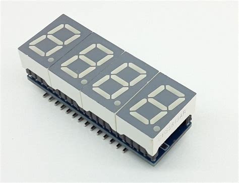 Digit Multiplexed Inch Segment Common Anode Display