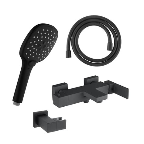 Fortis Bath Set With Mixer Push Hand Shower With 3 Spray Modes Shower