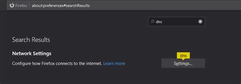 enabling dns over on common web browsers ajni it