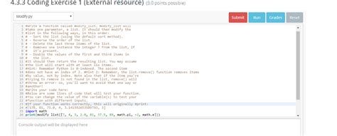 solved 4 3 3 coding exercise 1 external resource 3 0