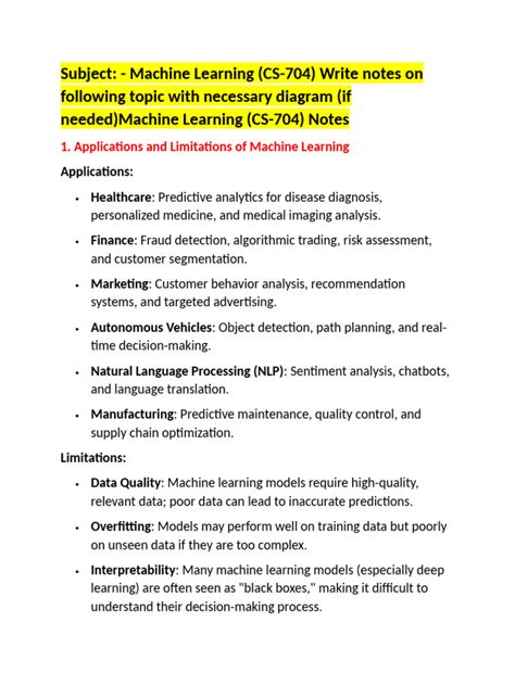 ml theory pdf machine learning regression analysis