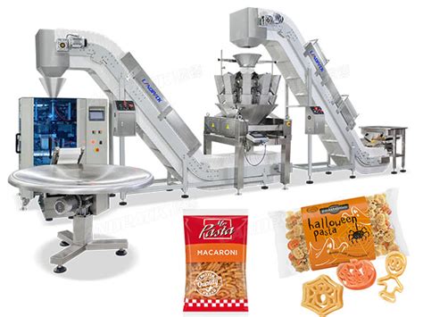 Automatic Granule Pouch Packing Machine With Multihead Weigher And Two Conveyor