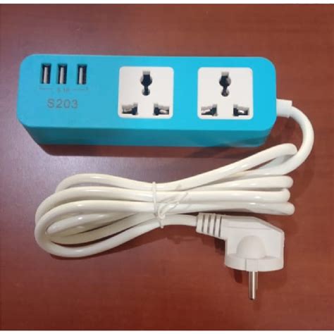 Jual Pengisi Daya 1 8 M Terminal Sambungan Kabel 2 Colokan Adaptor Usb