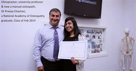 National Academy Of Osteopathy Canada Nao Graduate Chiropractor Dr