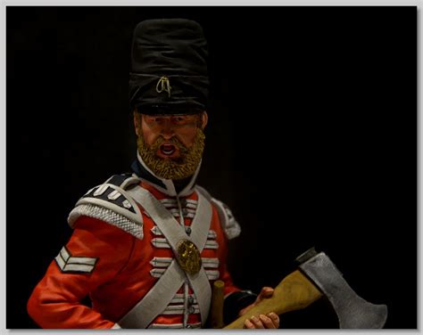 Pioneer Coldstream Guards 1815 Planetfigure Miniatures