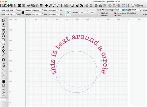 How To Wrap Text Around A Circle In Lightburn
