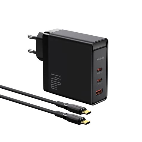 PRITO Mcdodo W Dual Type C USB Fast Charger Compatible For IPhones MacBook And Android