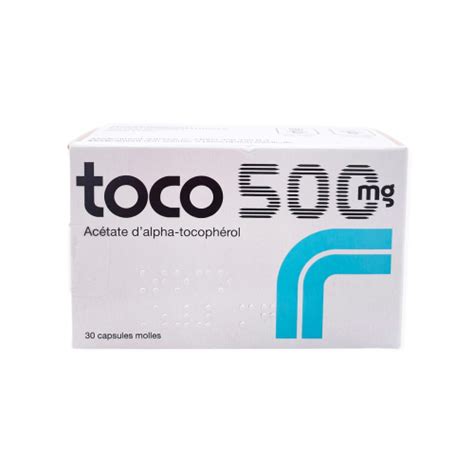 Toco 500mg 30 Capsules Molles