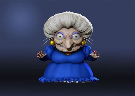 Yubaba Spirited Away Zbrushcentral