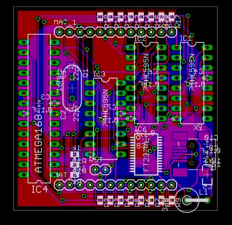 Led Matrix Message Board Pcb Design Sparkfun Community