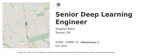 Targeted Talent Senior Deep Learning Engineer Job Toronto