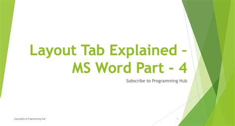 Layout Tab In Ms Word A Guide To Implement All Features By Reels