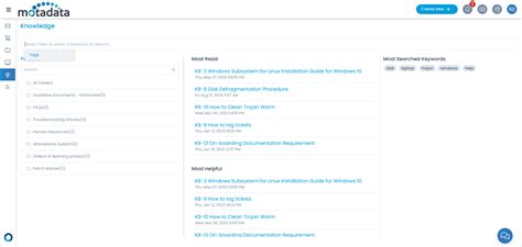 Knowledge Articles Serviceops