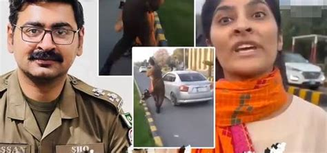 Punjab Police Sho Hassan Virk Accused Of Assaulting Female Lawyer In
