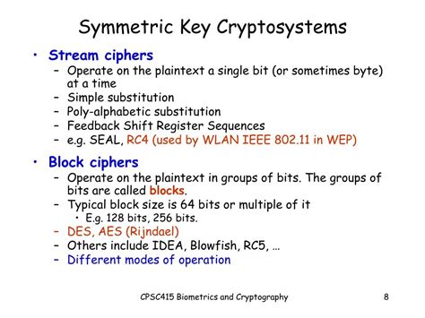 Ppt Conventional Cryptography Symmetric Ciphers Powerpoint