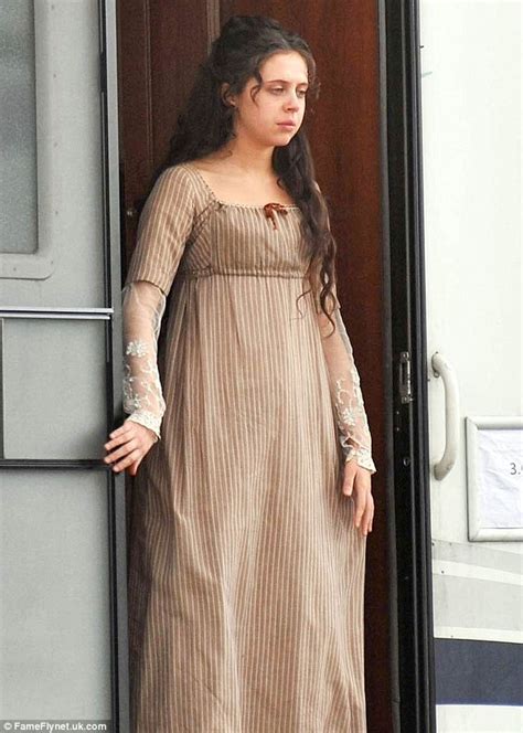Elle Fanning Looks Resplendent As She Films With Bel Powley For Period Drama Daily Mail Online