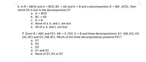 solved 6 in r abcd and a bcd bc ad and d and a