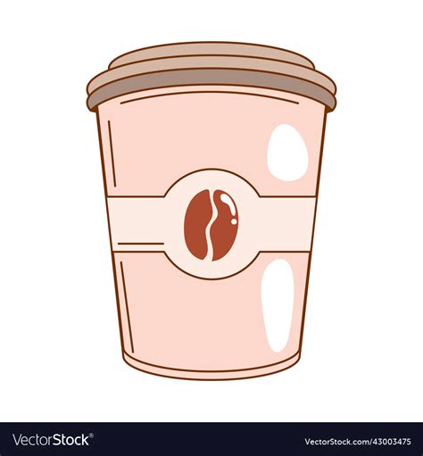 Disposable Coffee Cup Royalty Free Vector Image