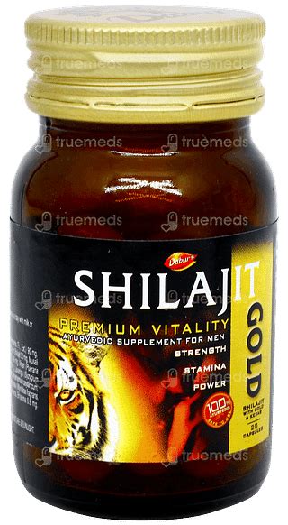 Dabur Shilajit Gold Capsule Uses Side Effects Price And Substitutes