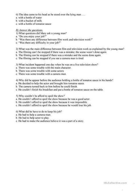 Reading Comprehension 6 English Esl Worksheets For Distance Learning