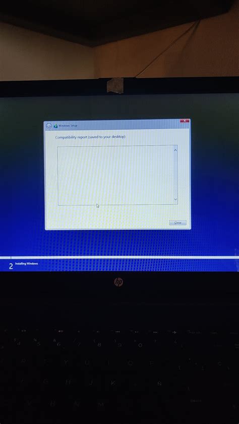 installation stuck to compatibility report what to do r ghostspectre