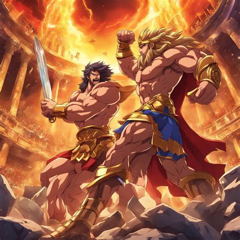 Ares Vs Hercules In Coliseum By Catiusie On Deviantart