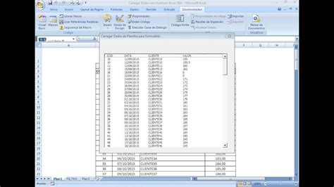 Carregar Dados De Planilha Excel Para Listbox De Formulário Excel Vba