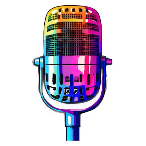 Download Watercolor Microphone Png Mly32