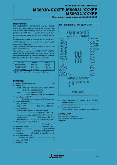 M50930_144520.PDF Datasheet Download --- IC-ON-LINE