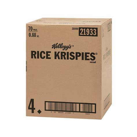 KELLOGG S Kellogg S Rice Krispies Cereal 88oz 70ct 3800021933