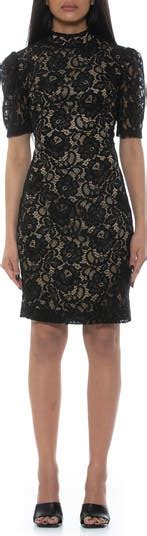 Alexia Admor Elly Mock Neck Lace Sheath Dress Nordstromrack