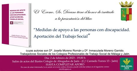 Presentación del libro Medidas de apoyo a las personas con